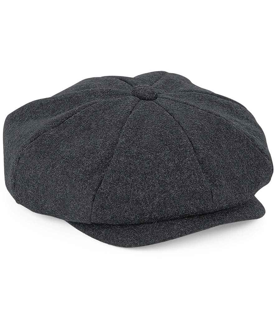 Beechfield Melton Wool Baker Boy Cap | The T Shirt Man